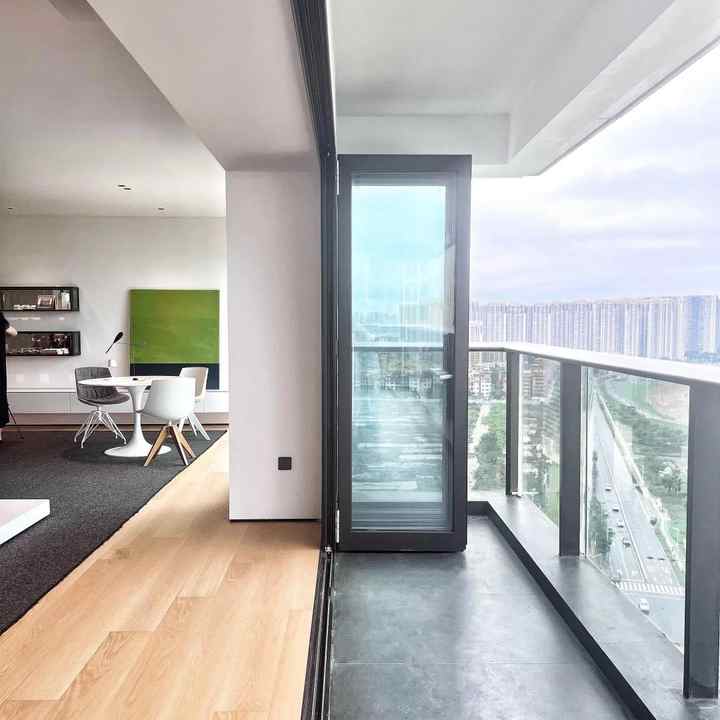 DTOP Bifold Doors Aluminium Folding Patio Folding Screen Door Folding ...