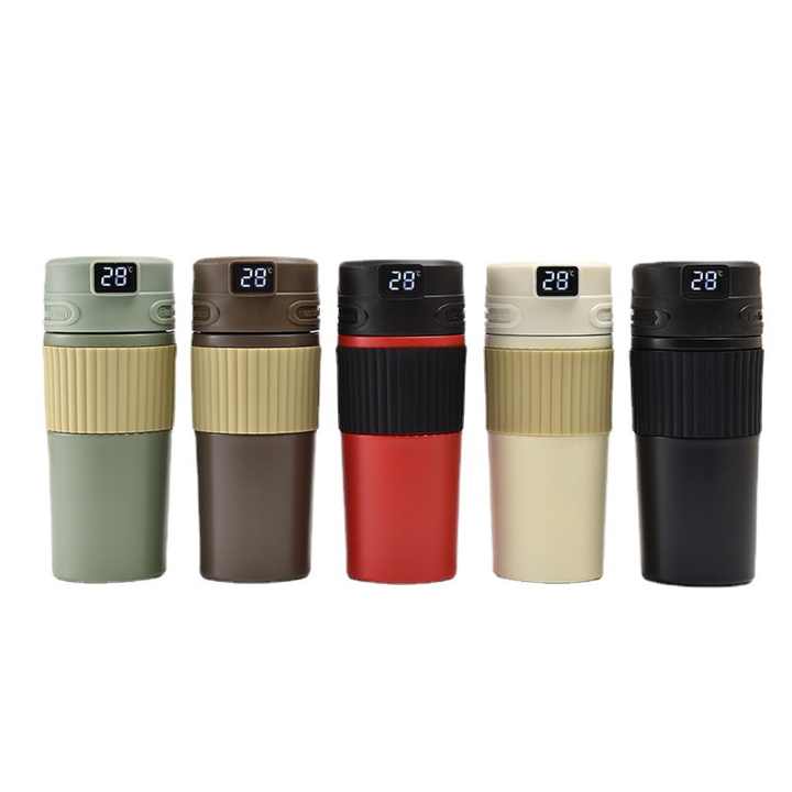 400ml Smart Thermos - LED Touch Display Vacuum Water Bottle