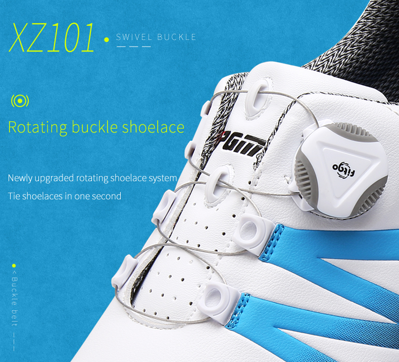PGM XZ101 men's anti-skid golf shoes with rotating shoe buckle-企业官网