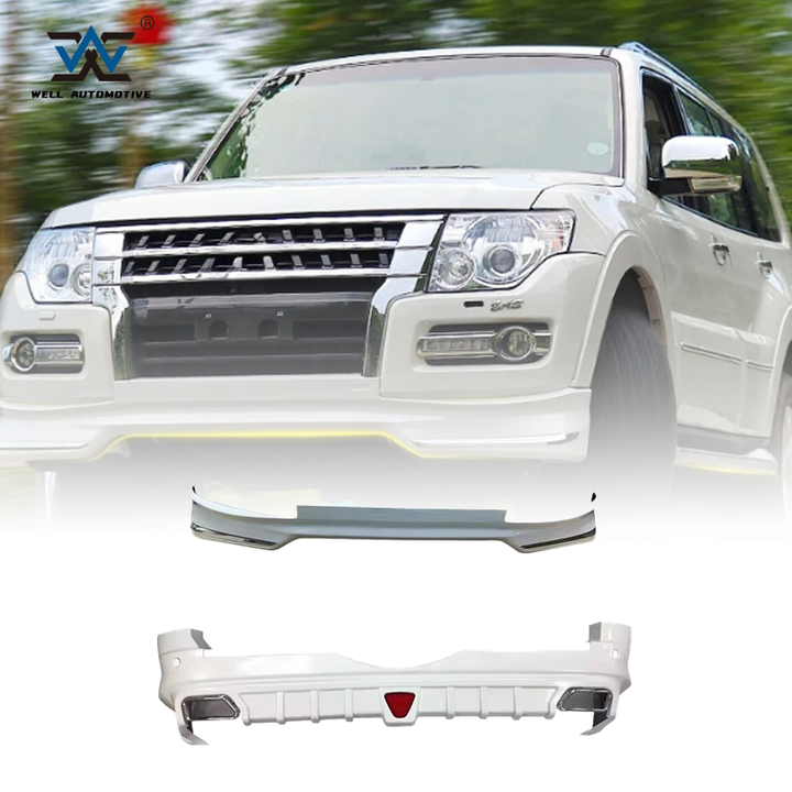Factory Wholesale body kits bumper guards ABS Plastic Front rear Black ...