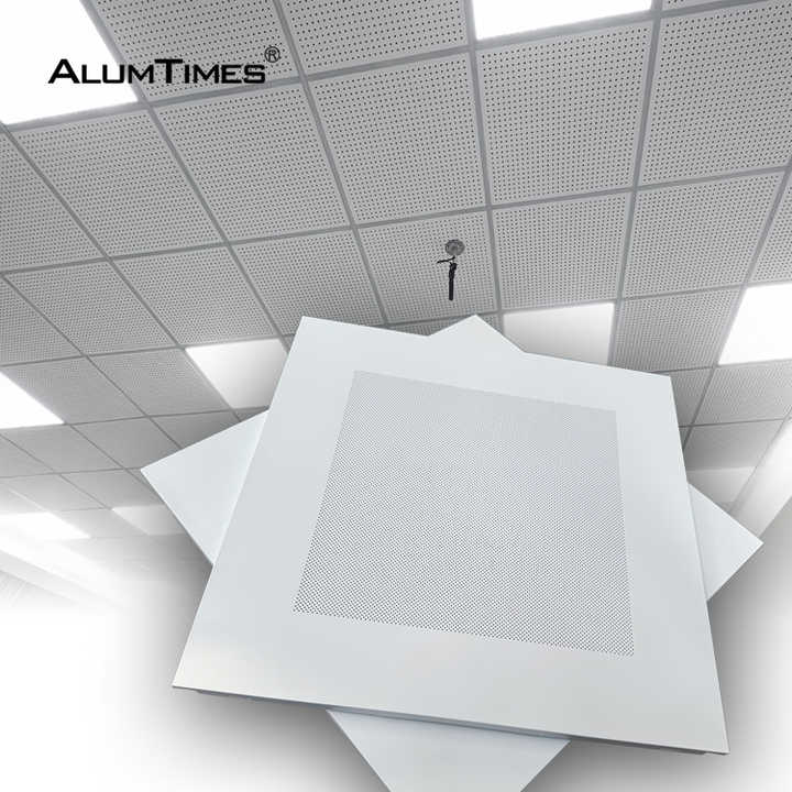 Alumtimes 60x60 Aluminum Ceiling Tile Waterproof and Heat Insulated ...