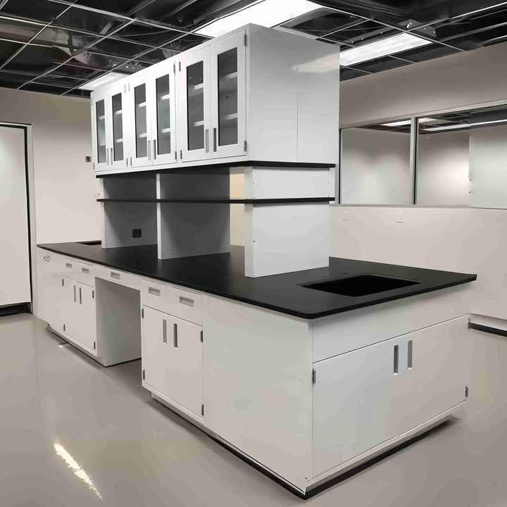 OEM Medical Chemical Biology Wood Steel Island Wall Lab Bench ...