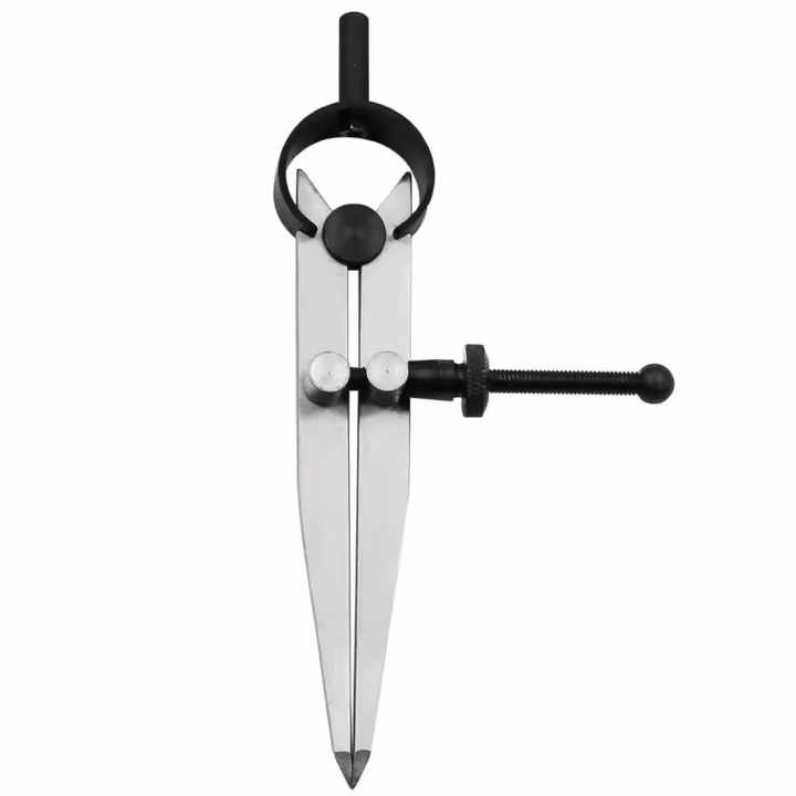 Adjustable Divider Leather Compass Lockable Metal Spring Caliper Gauge ...