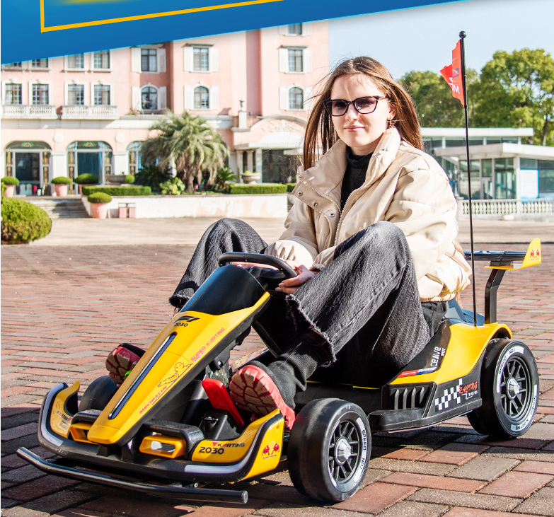 Speed Super Karting 24V Battery Children's Electric Go-Karts Dual Drive ...