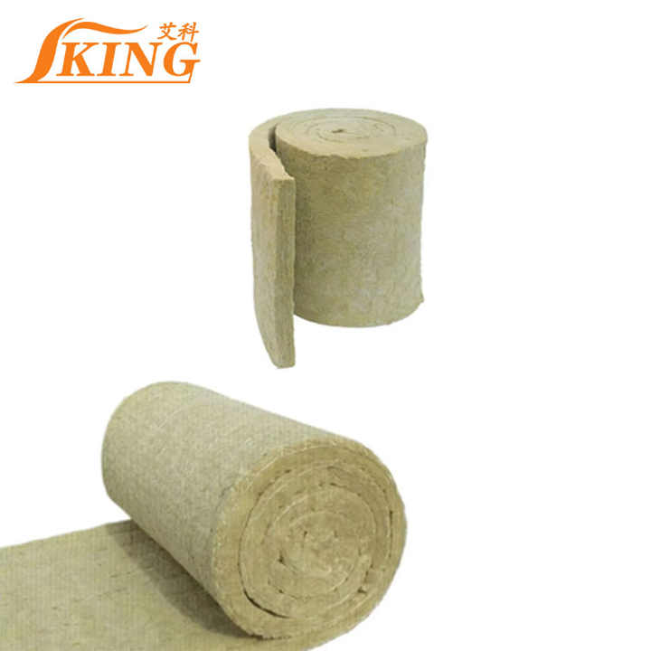 ISOKING 100kg/m3 Rock Wool Insulation Blanket Roll Felt for Efficient ...