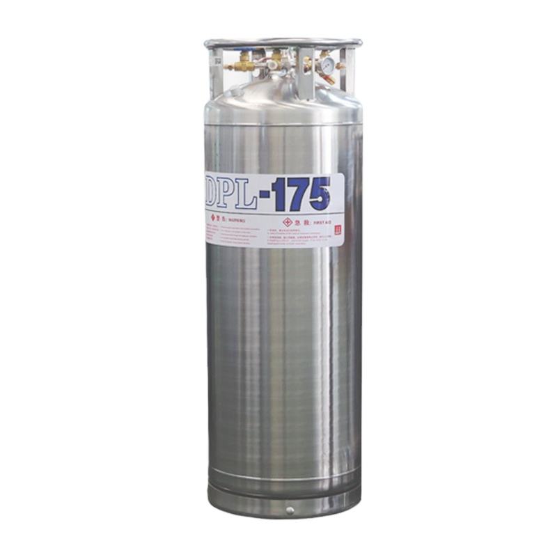 DPL450-175H High Capacity 175L Liquid Oxygen Dewar Cylinder Stainless ...