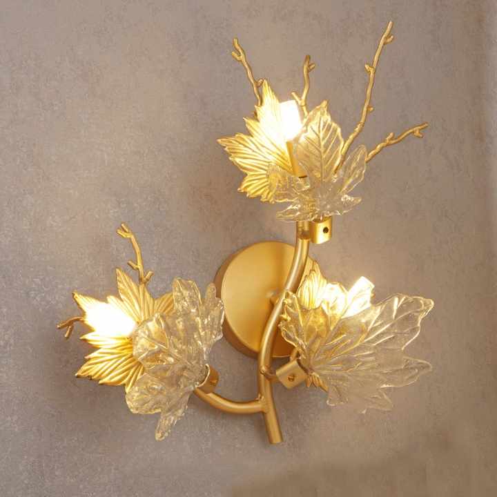 Meerosee Fancy Decorative Maple Leaf Wedding Lighting For Wall ...