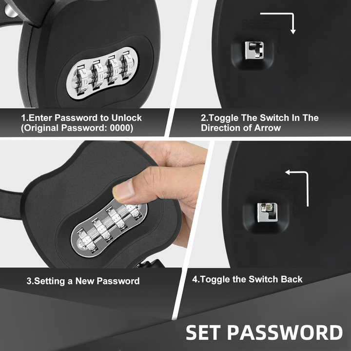 UMEDO Electric Scooter Accessories Foldable Handcuff Lock ...