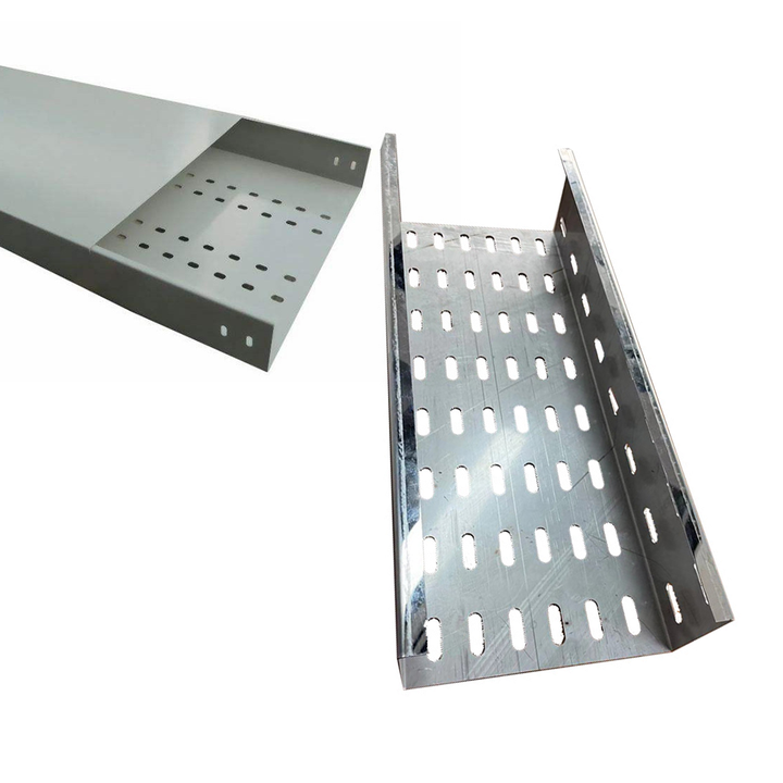 Perforated Ventilated Cable Trunking Easy Installation Galvanized Steel ...