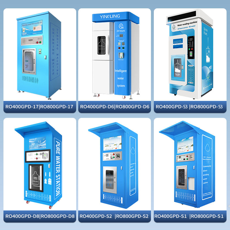 Automatic Water Vending Machine Fully Automatic Reverse Osmosis Water ...
