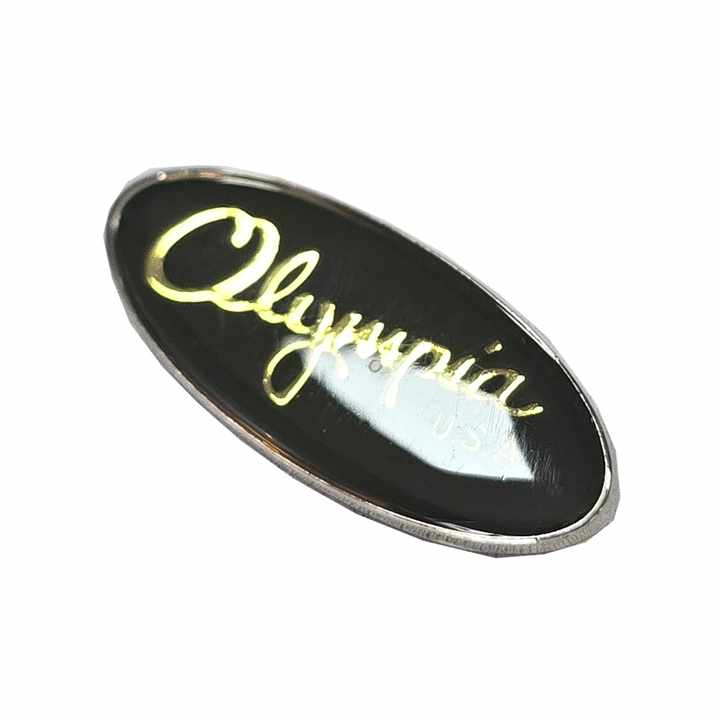 Customized Zinc Alloy Name Plate Electroforming Gold Color with Epoxy ...