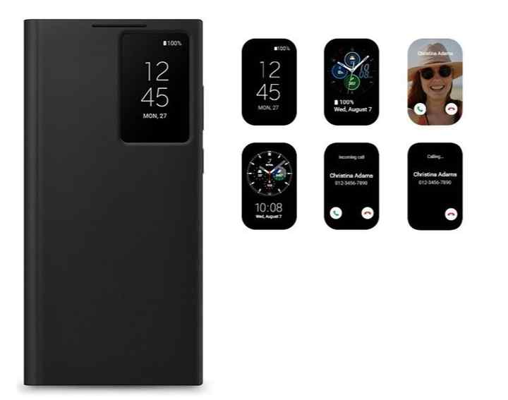Official Original Smart Windows with Wireless charging flip PU Leather ...