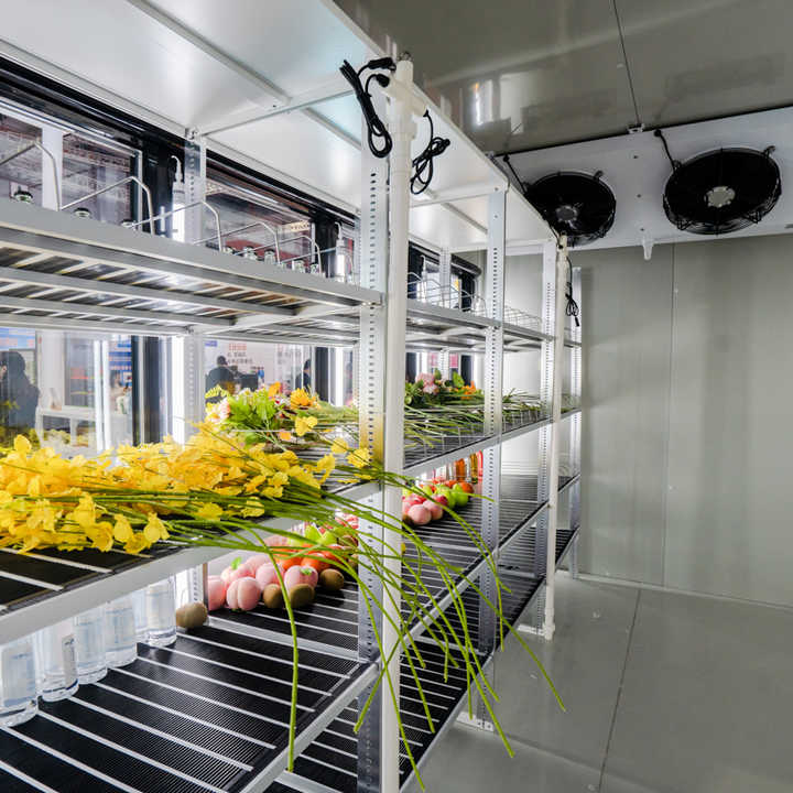 Display Cold Storage Glass Doors Shelves Walk-in Cooler/Freezer Room ...
