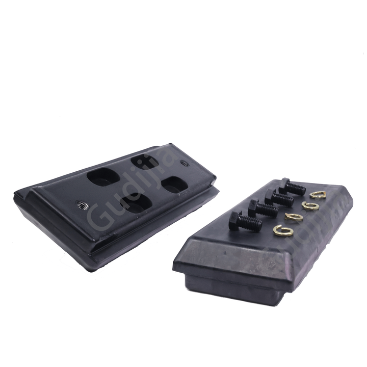 Rubber 220*57 Track Pad 300mm Malaysia Natural Rubber for Asphalt ...