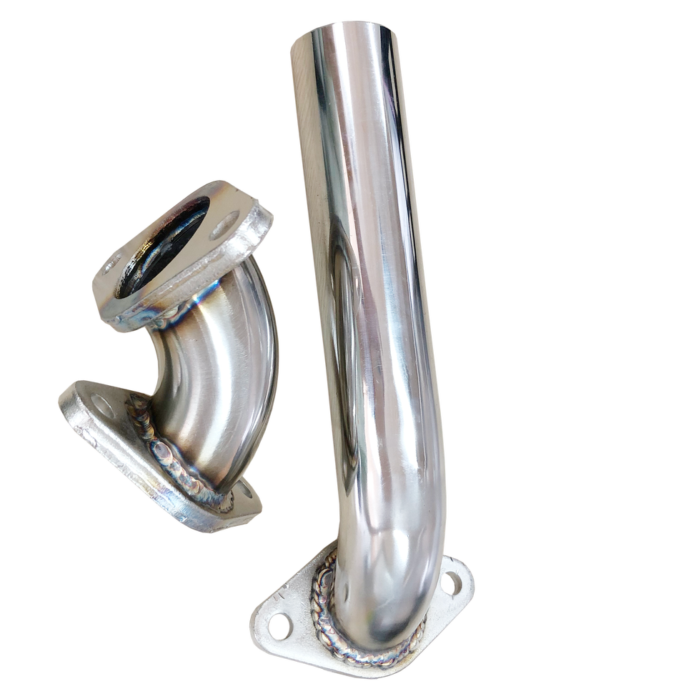 Universal 35mm / 38mm Wastegate Turbo Dump Tube Pipe Elbow Set Adaptor ...
