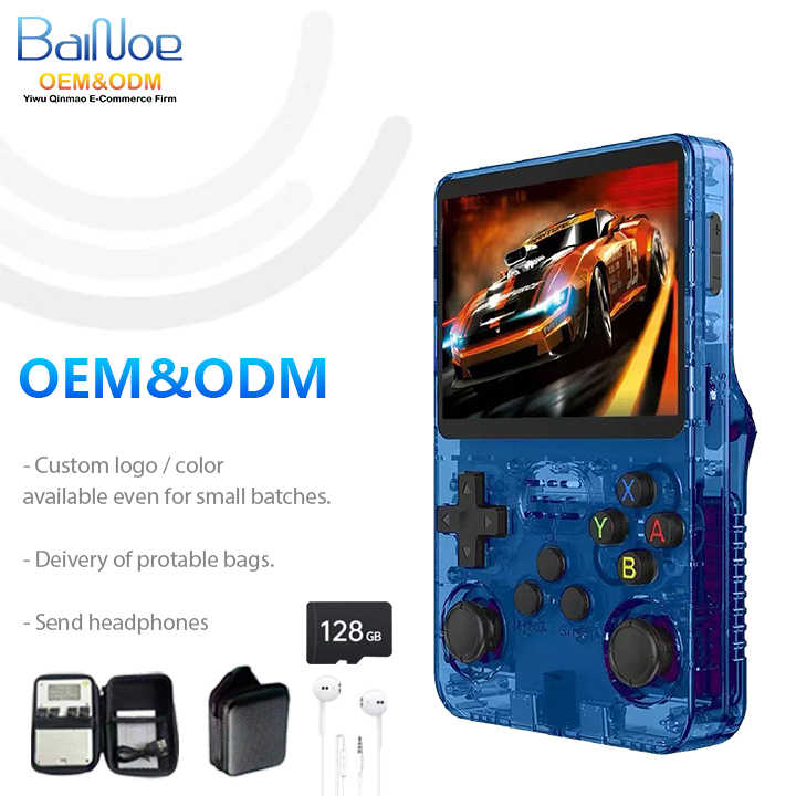 2026 Bainoe OEM R36S MAX Game Console Retro Mini Pocket Handheld ...
