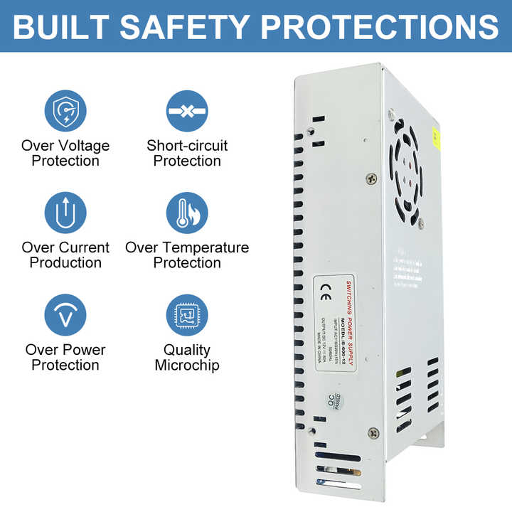 ESANN 12V 3 4 5 8 10 15 20 25 30 40 50 60 70 80 Amp 36W 50W 60W 100W 120W 240W 360W 500W 600W ...