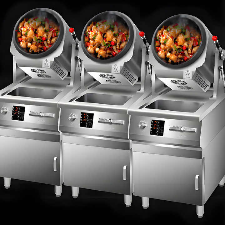 Intelligent Commercial Cooking Robot Automatic Wok Food Machine for ...