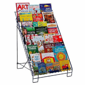Wholesale metal display wire shelving book shelf, Metal and Wood ...