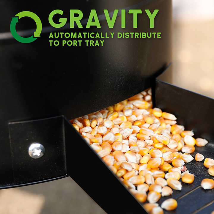 Jh-mech Portable Gravity Deer Feeder - Durable & Efficient