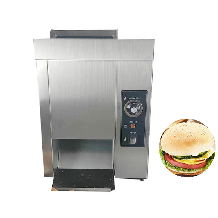 Vertical Electric Burger Bun Making Machine Mini Heater Burger Vertical ...