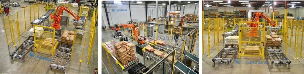 Bagging box robot handling palletizer EOAT robot pneumatic gripper ...