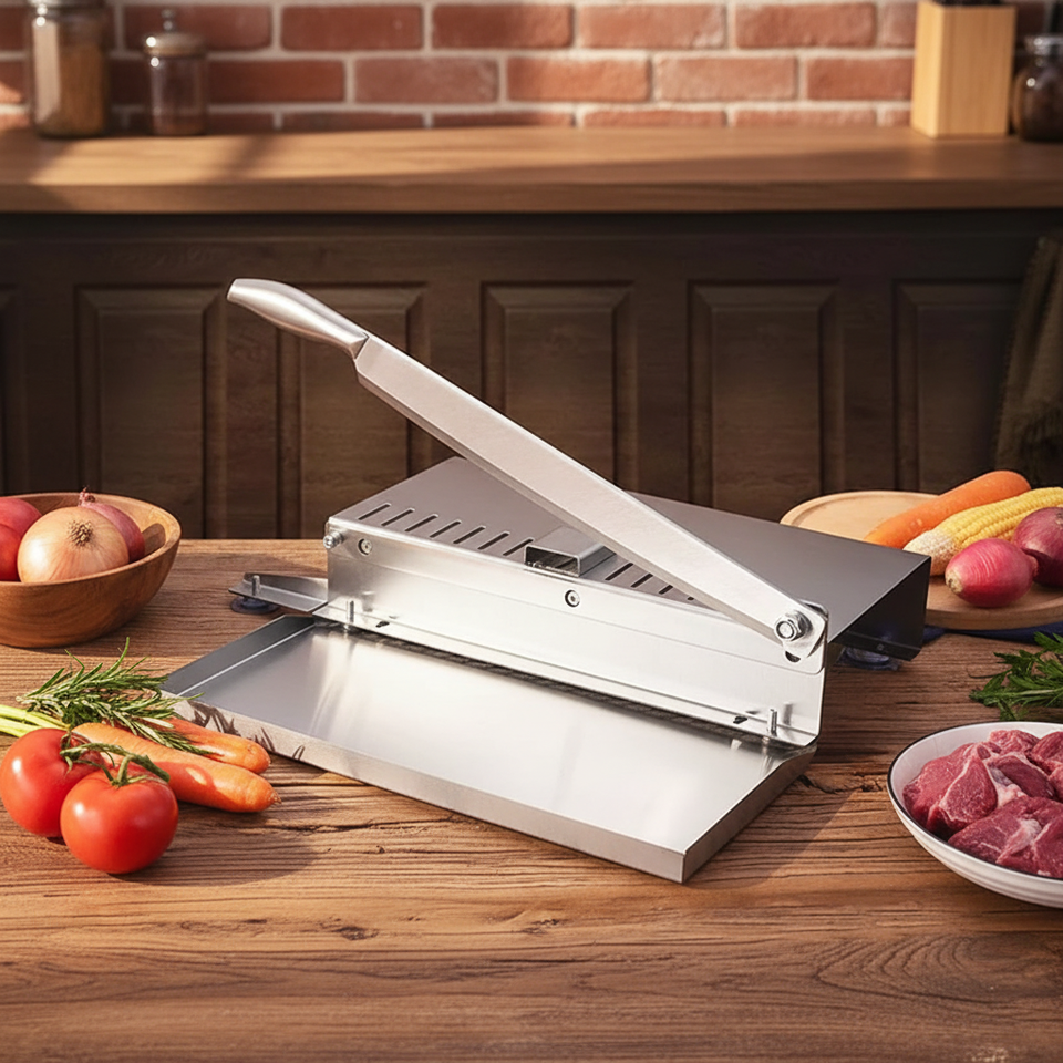 Chopping Knife Manual Steak Lamb Chops Guillotine Bone Saw Machine ...
