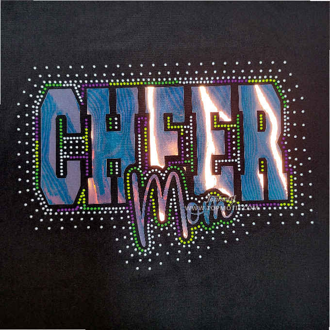 Custom Iridescent Aurora Heat Transfer Vinyl Designs