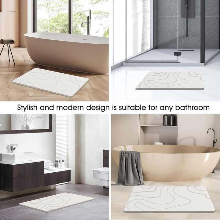 Customized Diatom Mud Stone Mats - Anti-Skid & Sustainable