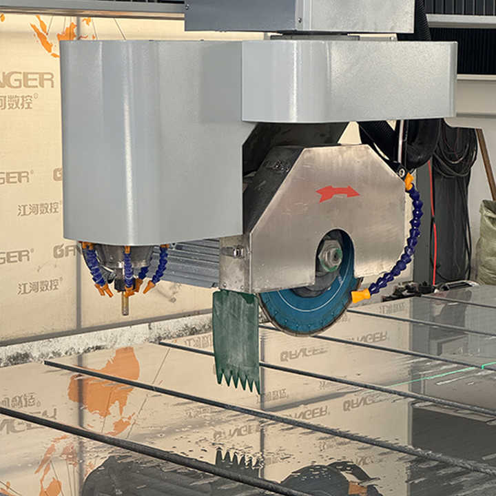 4 Axis CNC Milling Stone Cutting Machine for Marble High Rigidity PLC ...