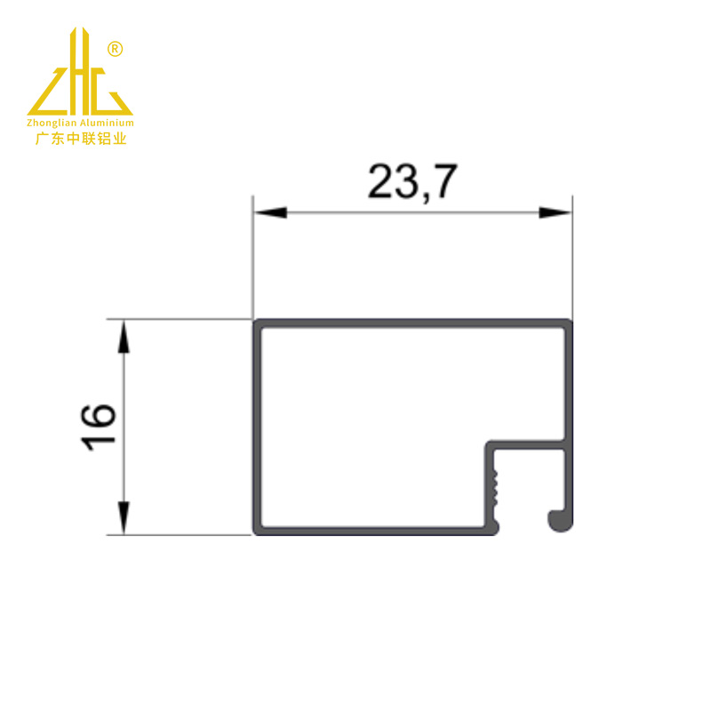 Aluminum Profile for Mosquito Net Frame - Custom Cutting & Bending
