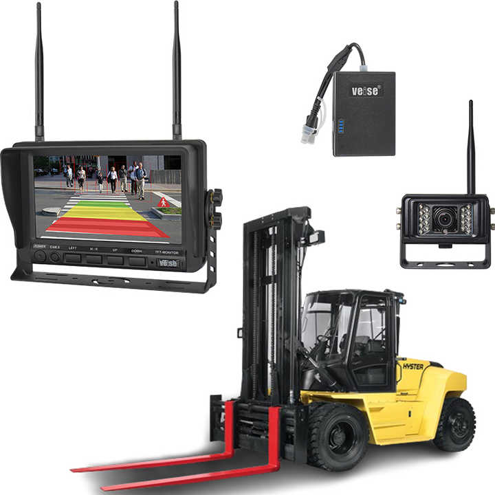 AI-Powered Forklift Camera System Blind Spot Detection System Backup ...