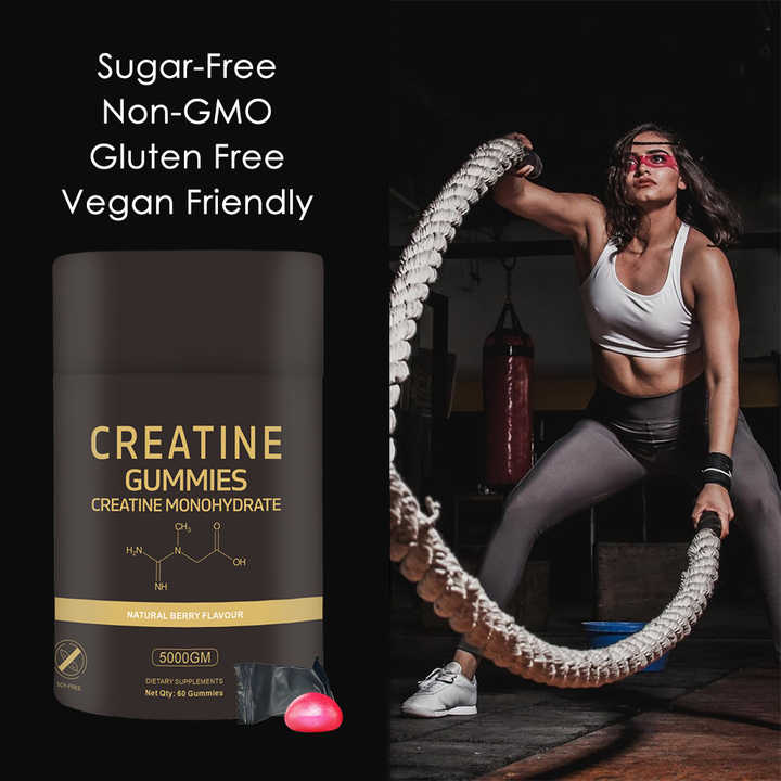 XYD Creatine Gummies - Vegan Energy Gummies for Weight Gain