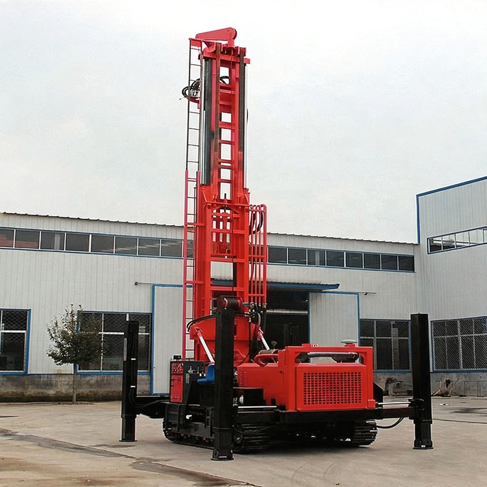 Durable Multifunction Hydraulic Crawler Drilling Machine 600m Depth ...