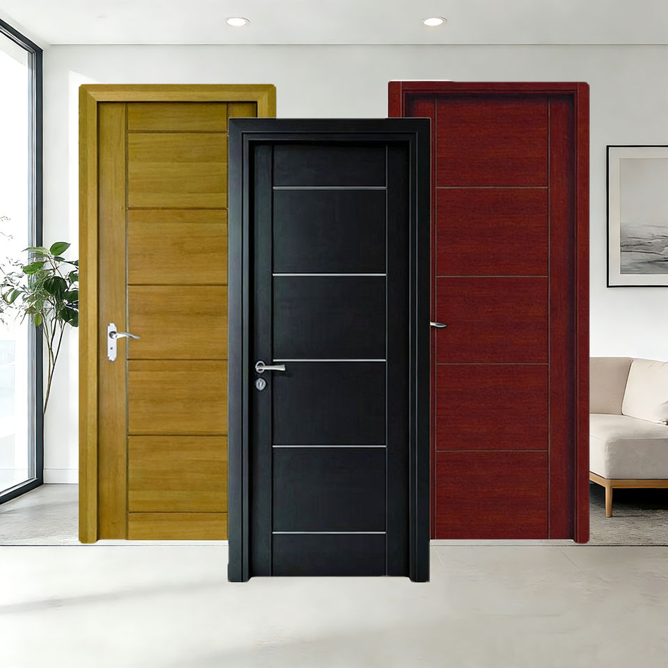 Customizable Modern Design Waterproof MDF Composite Interior Room Door ...