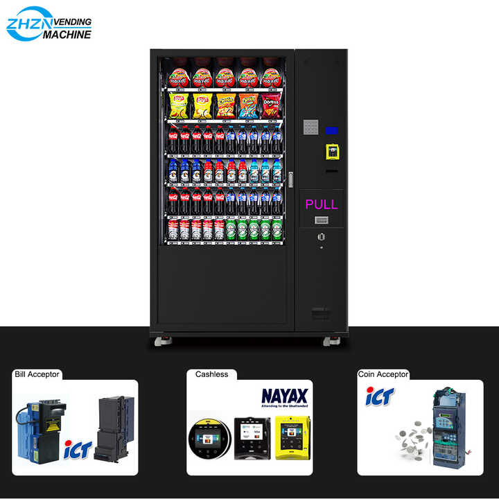 Germany Vending Machine with Age Verification Drinks and Snacks Vending ...