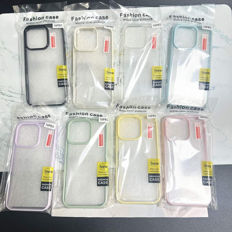 Anqu Transparent TPU+PC Case for Iphone - Shockproof & Stylish