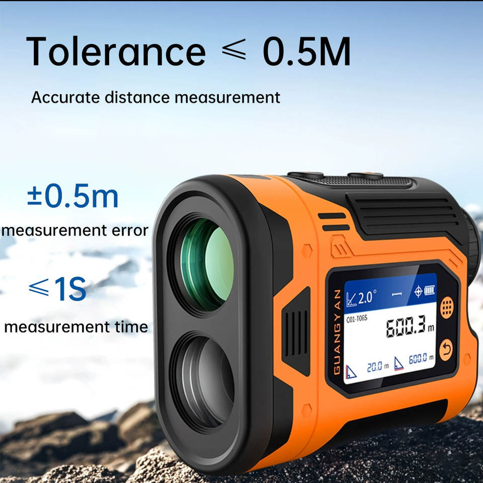 GUANGYAN Portable C01 Mini Golf Laser Rangefinder IP65 Waterproof 6X ...