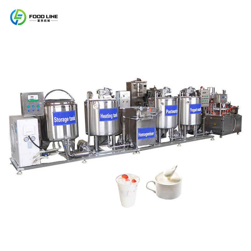 Unattended Automatic Material Supplement Yogurt Processing Machine ...