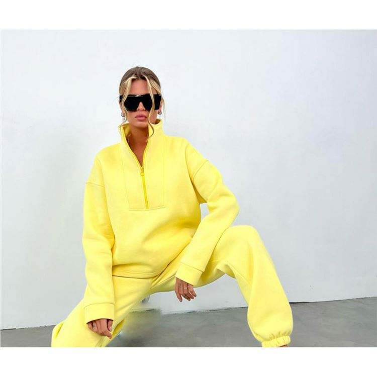 Custom Logo Pants Women Sweat Suits Set Hoodie Oversized Set Sweatshirt ...