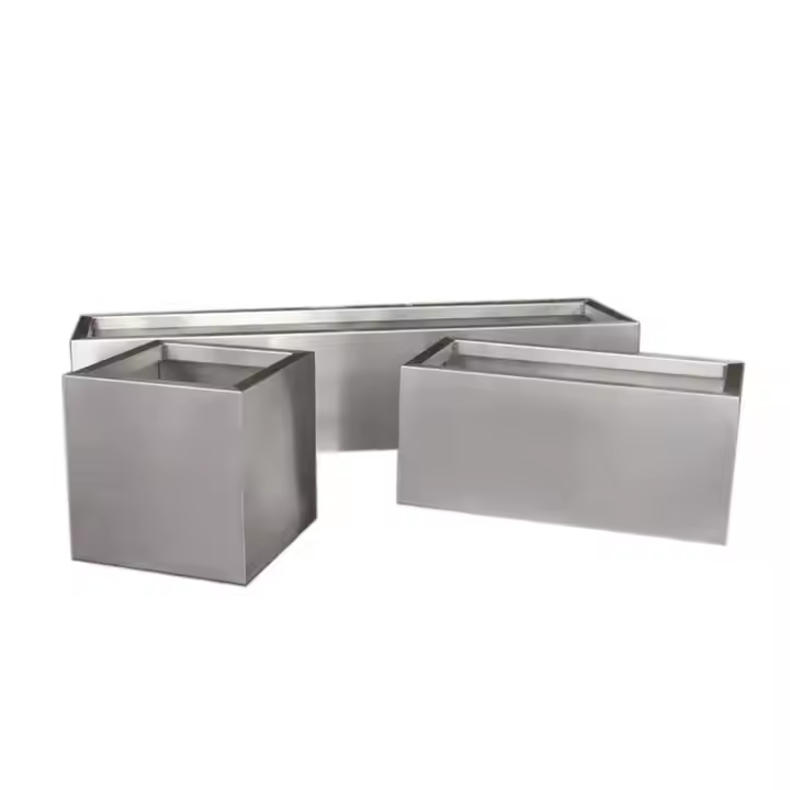 Customized Stainless Steel Outdoor Flower Box with Removable Tree ...