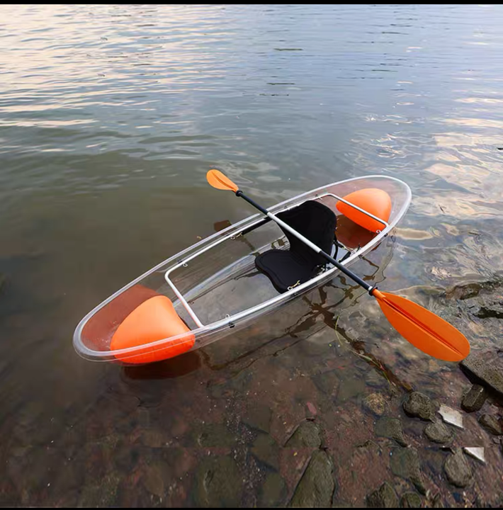 Polycarbonate Transparent Kayak, Single Person Water Play, Drifting ...