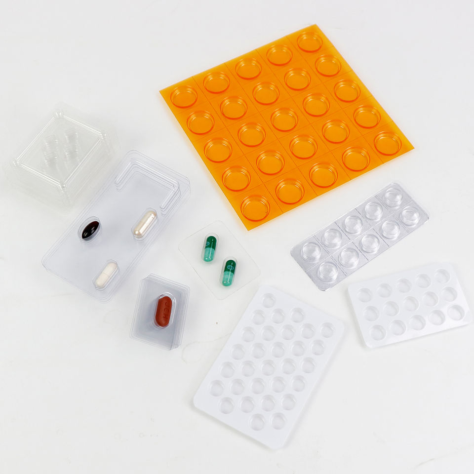 25 Holes Empty PVC Capsule Blister Packing Sealable Tablet Packaging ...