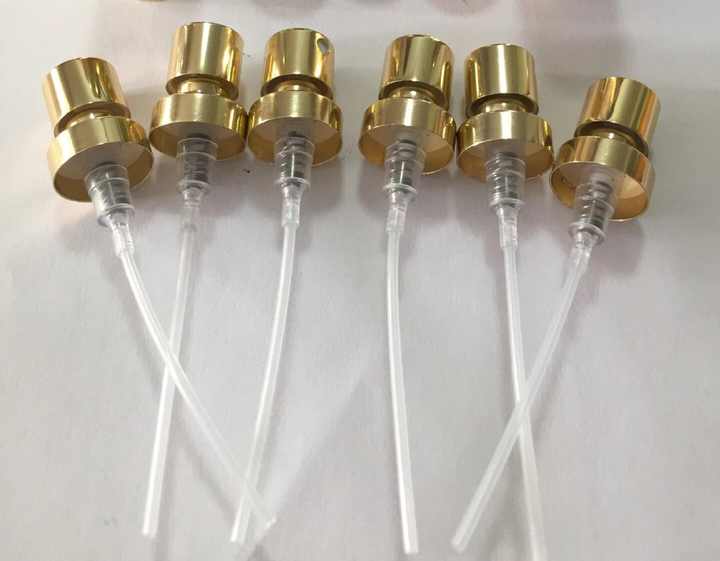 FEA 15 18mm 20mm Silver Gold Fine Mist Sprayer Aluminium Perfume Pump