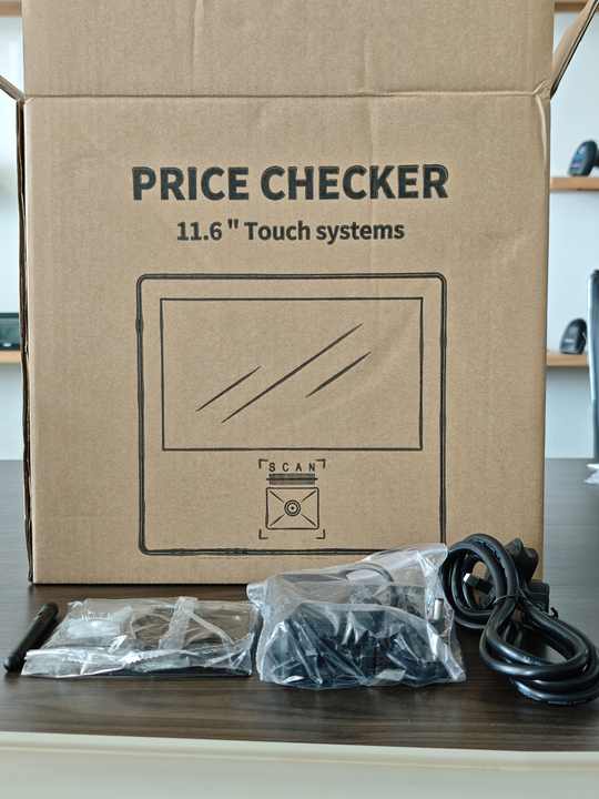 Supermarket Barcode Scanner Terminal - 1D/2D Auto Scan, 160mm Depth ...