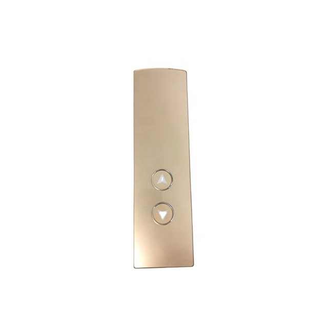 Glass Type Elevator COP LOP With Smart Push Button Dot/LCD Display ...