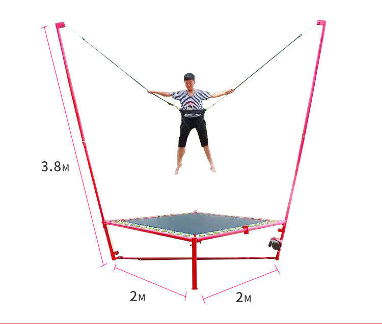 Electric Power-Driven Bungee Jumping Equipment for All Ages
