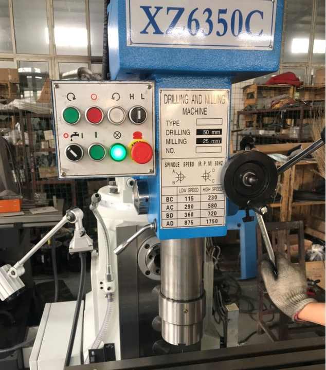 TOKMC ZX6350C Universal Turret Matrix Grinder ISO40 Spindle Taper Light ...