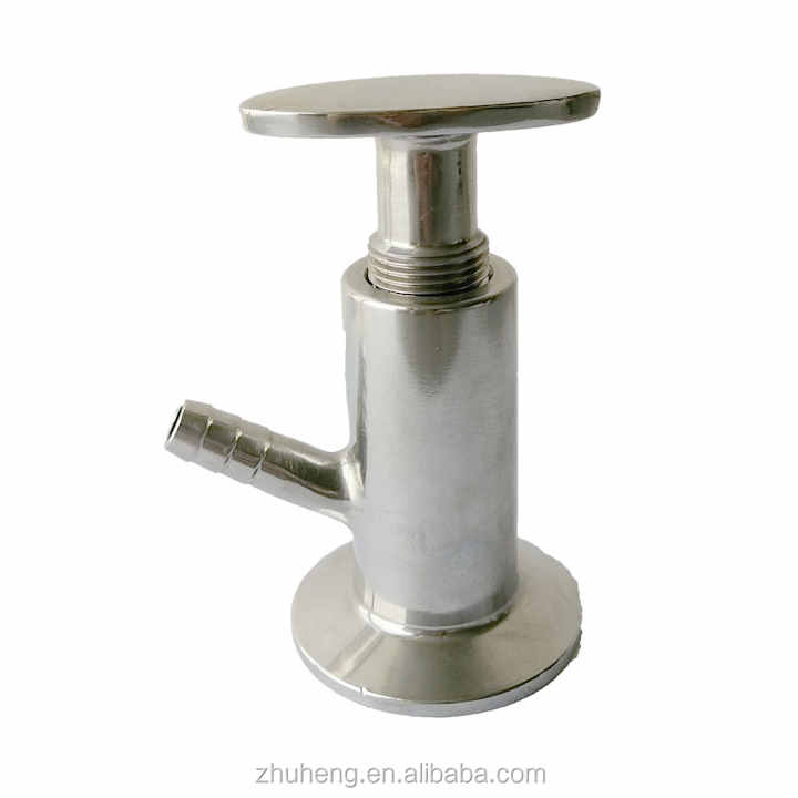 Stainless Steel Sanitary Pneumatic Manual Sampling Valve with Aseptic ...