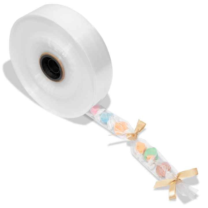 Clear Ldpe Poly Tubing Roll Custom Thickness Clear Poly Tube Bag Candy ...